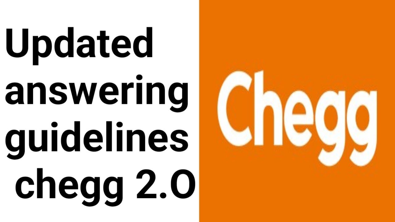 Updated Chegg answering guidelines || chegg 2.O || 2023 - YouTube