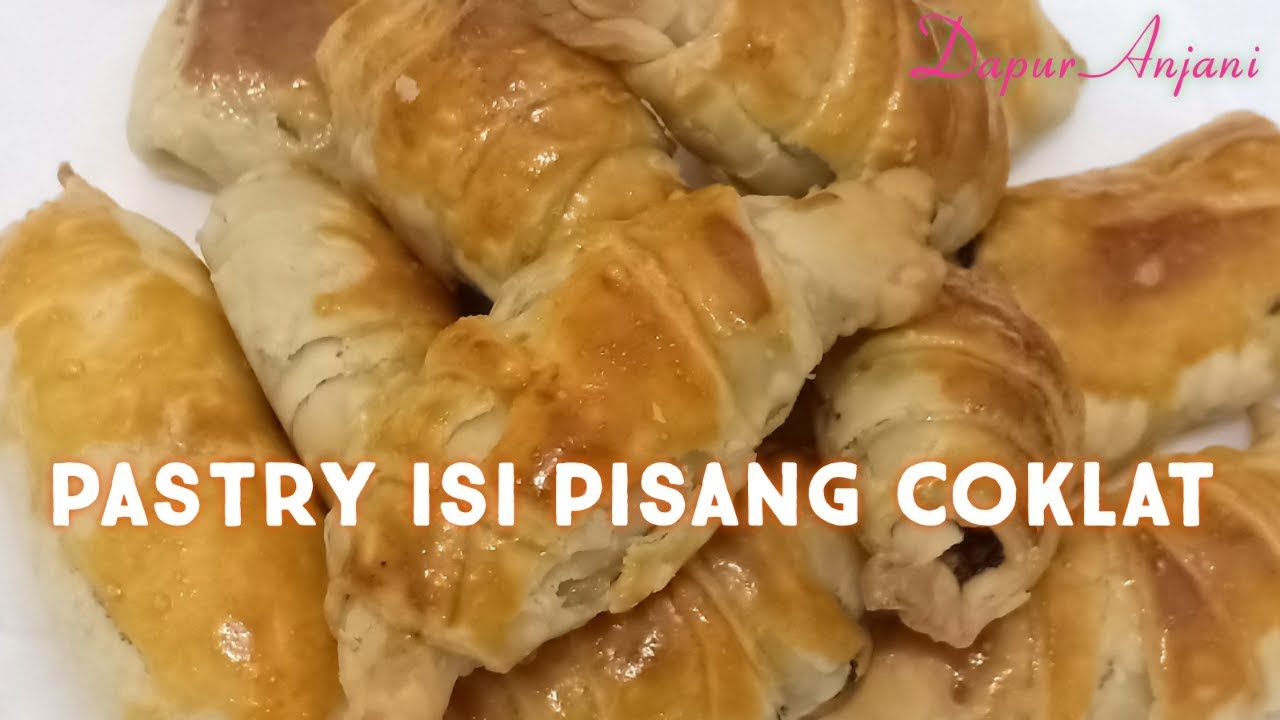 Pastry instan isi pisang coklat - YouTube