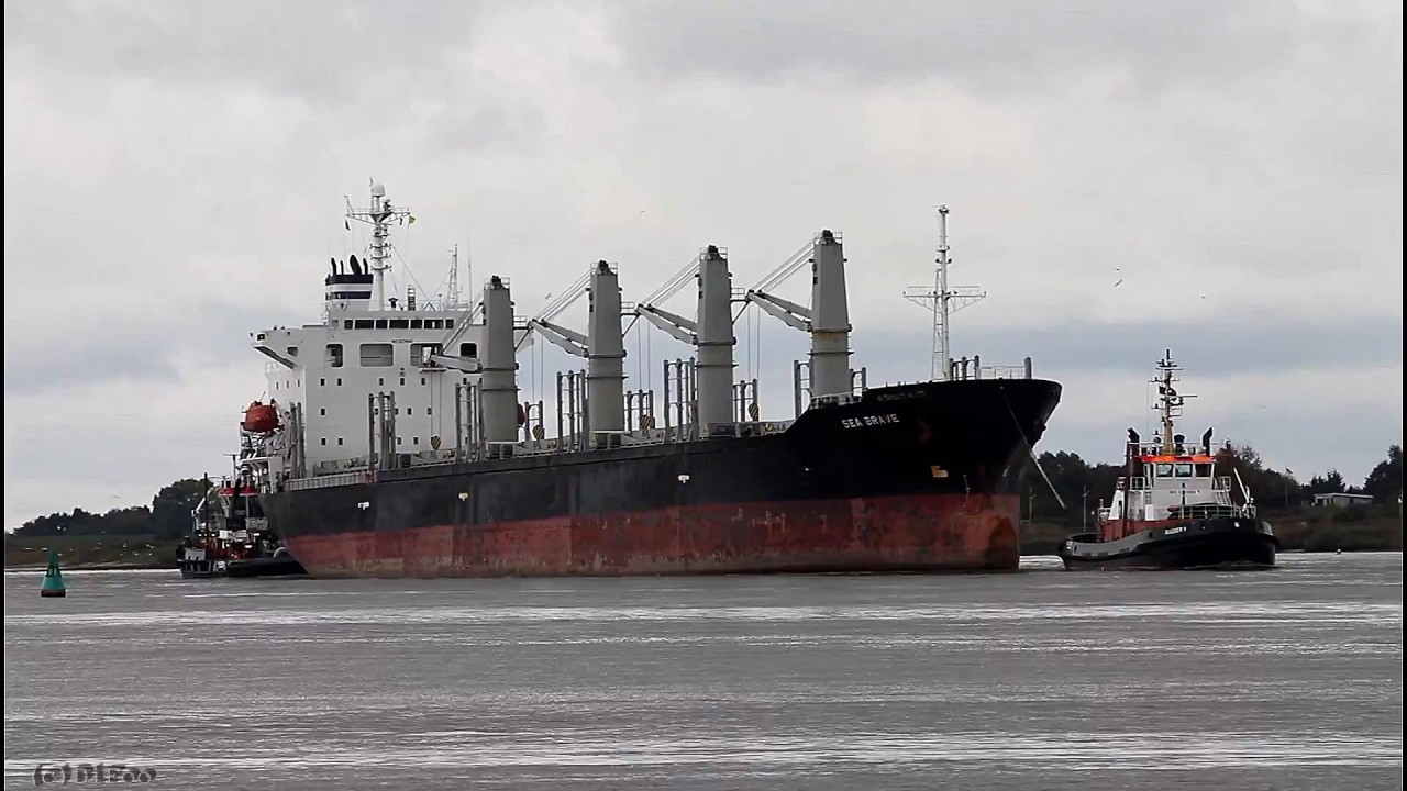 SEA BRAVE | Weser höhe Brake Unterweser - YouTube