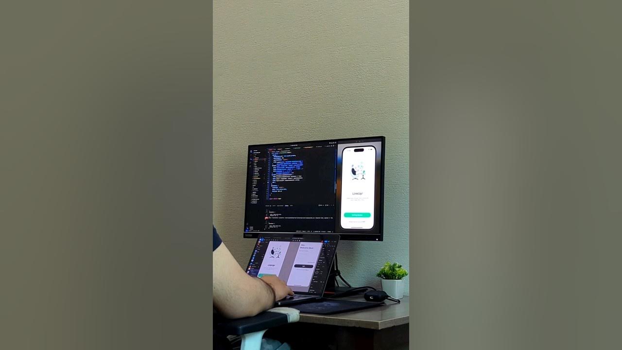 Building a full-stack react native app 🔥 #short #reactnative #expo ...