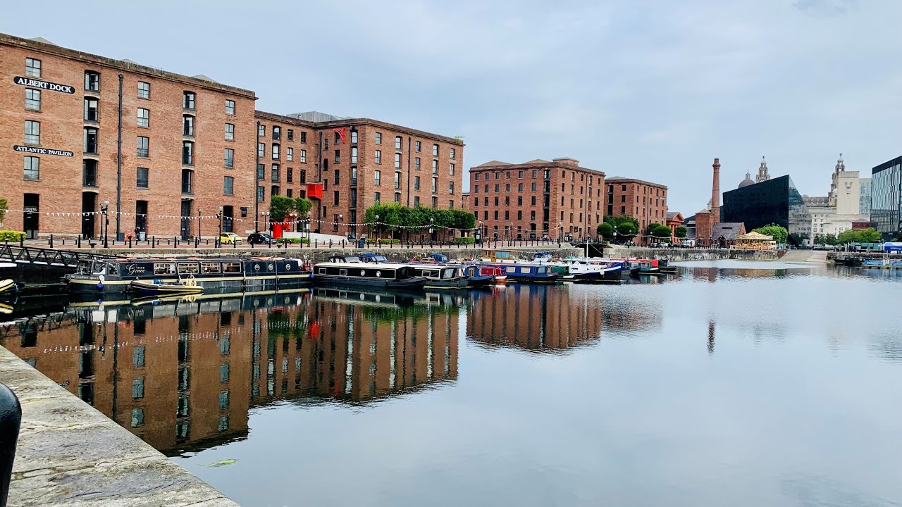 Liverpool seaside morning walk w Sharkmama - Summer in England - YouTube