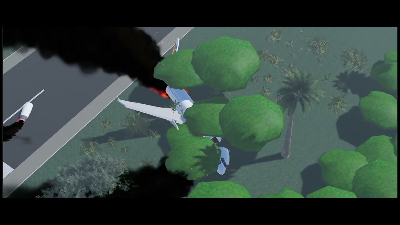 Pan Pacific airlines flight 180 | Roblox Plane Crash Landing Animation ...