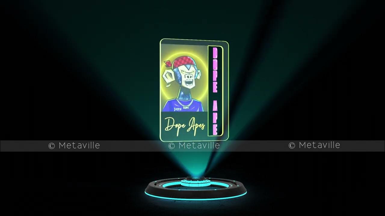 3D NFT ANIMATION #06: NFT Trading Card|3D NFT Membership Card | 3D NFT ...