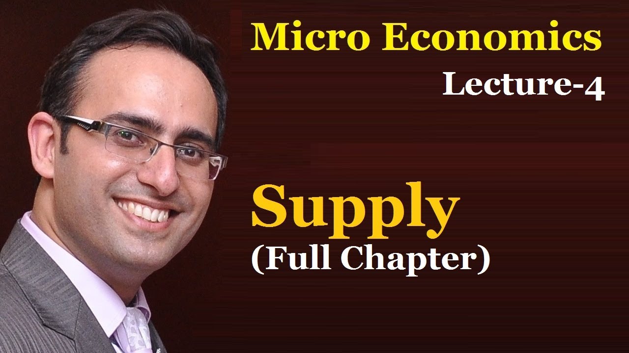 Micro Economics- Supply (Full Chapter) - YouTube