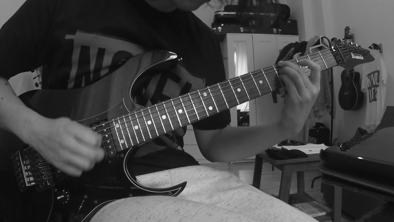 Where Do We Fall / Sikth / Guitar Cover (with SOLO) - YouTube