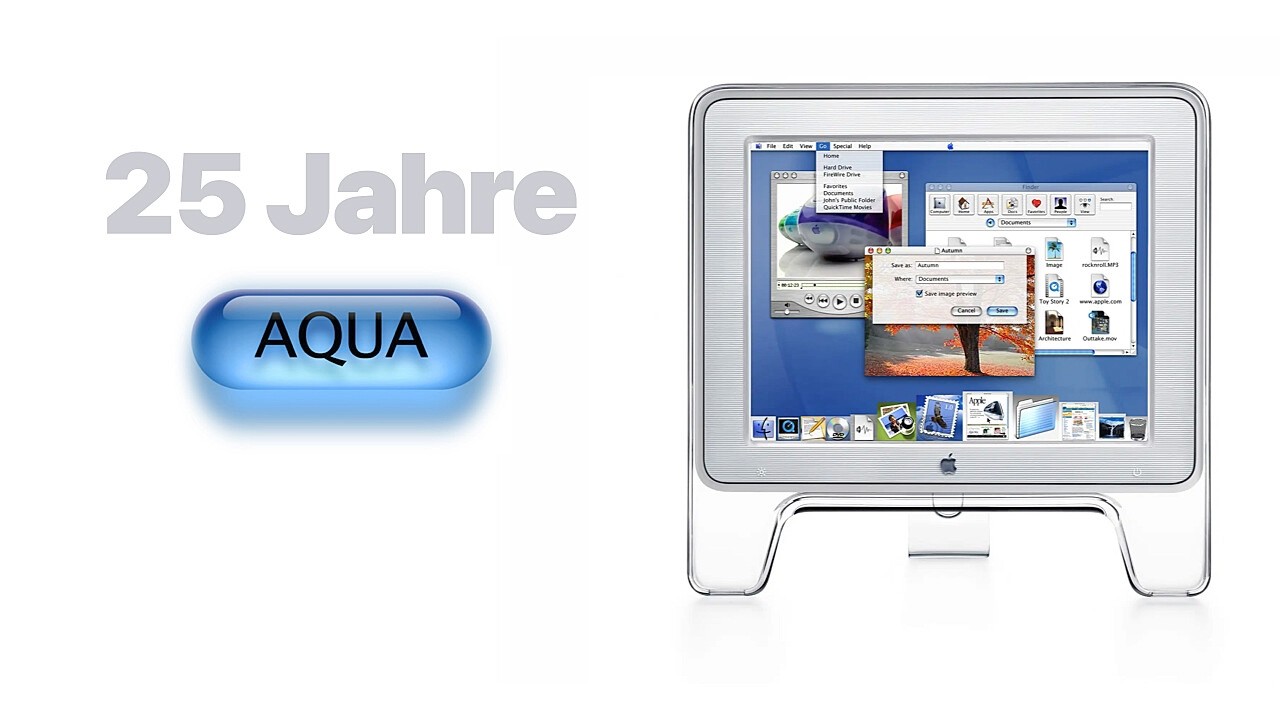 Vor 25 Jahren: Steve Jobs präsentiert Aqua - YouTube