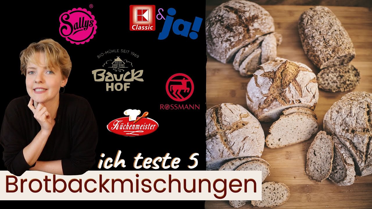 5 Brotbackmischungen im Test | Sallys Welt, Bauckhof, Küchenmeister, JA ...