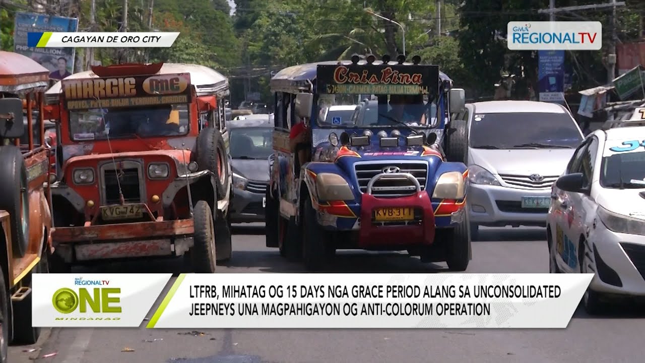 One Mindanao: LTFRB, mihatag og 15 days nga grace period alang sa ...