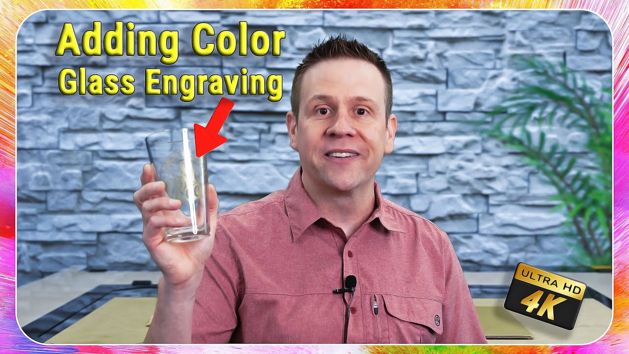 Color Fill Glass Engraving! - YouTube