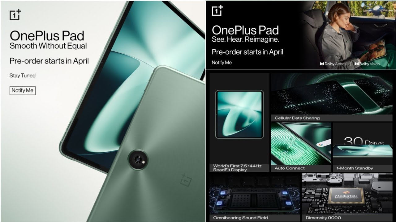 OnePlus Pad Tablet Pre Order Start In Amazon. |@activenish - YouTube