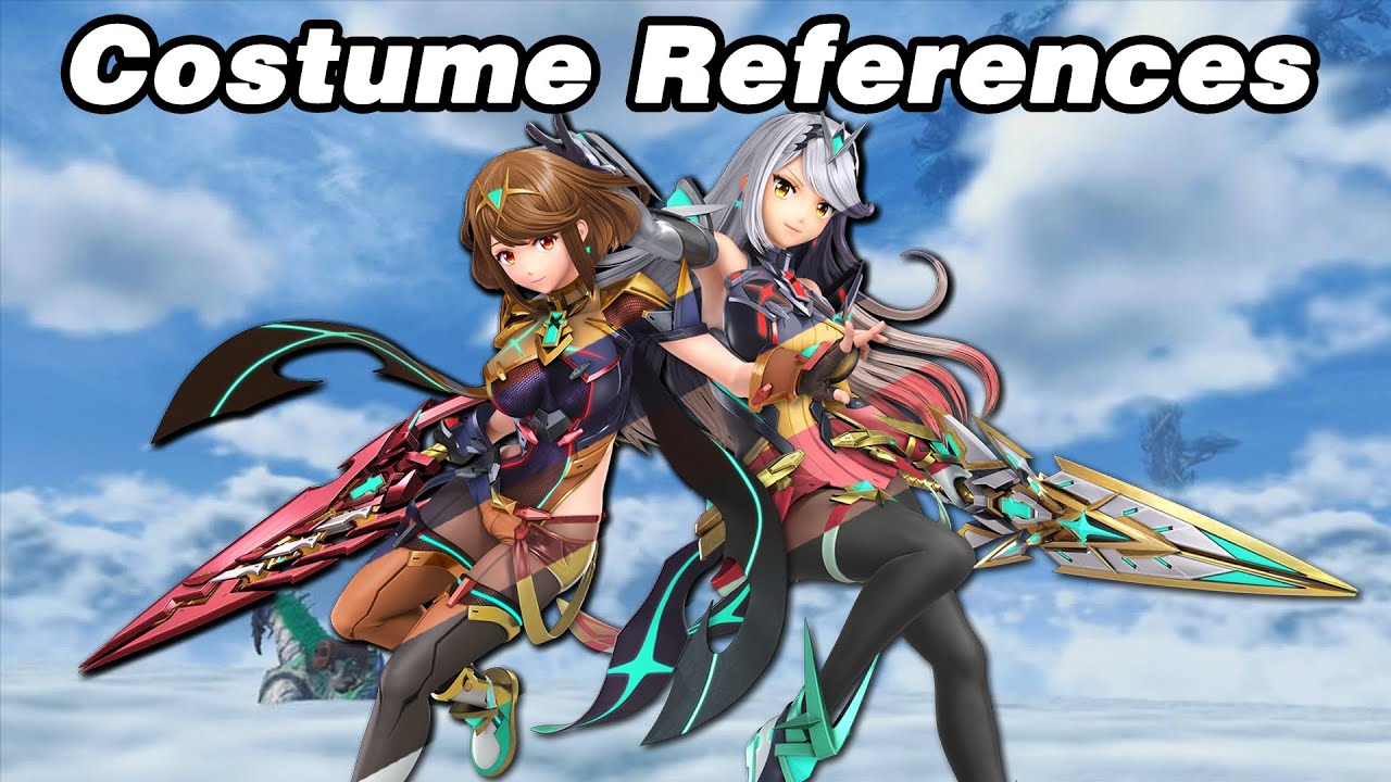 What do Pyra and Mythra's Alternate Costumes Reference? - YouTube