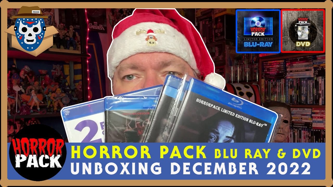 HORROR PACK DECEMBER 2022 DVD, Blu Ray Subscription Unboxing & Review ...