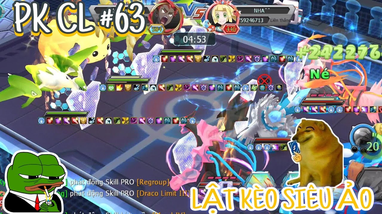 Poke đại chiến - Champions League #62: Pha lật kèo siêu ảo... - YouTube