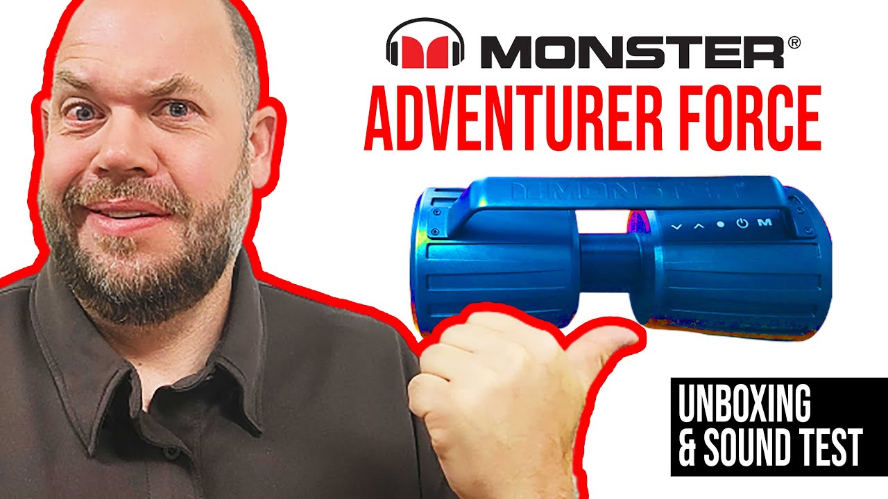 Monster Adventurer Force speaker review and sound test - YouTube