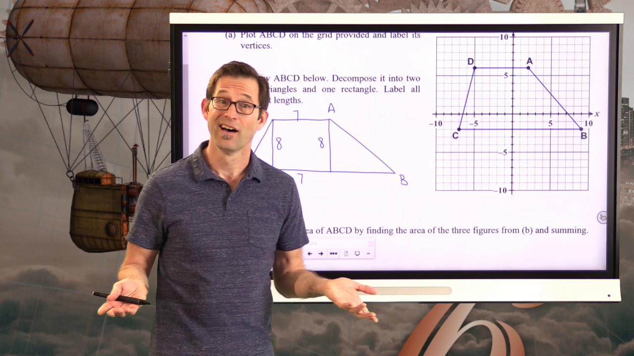 N-Gen Math 6.Unit 9.Lesson 3.Trapezoids and Their Areas - YouTube