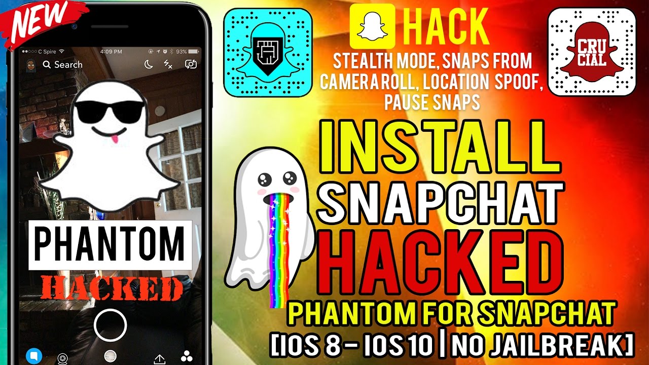 NEW - Get Phantom for Snapchat! #ULTIMATEHACK iOS 8 - 10.3.1 - iPhone ...