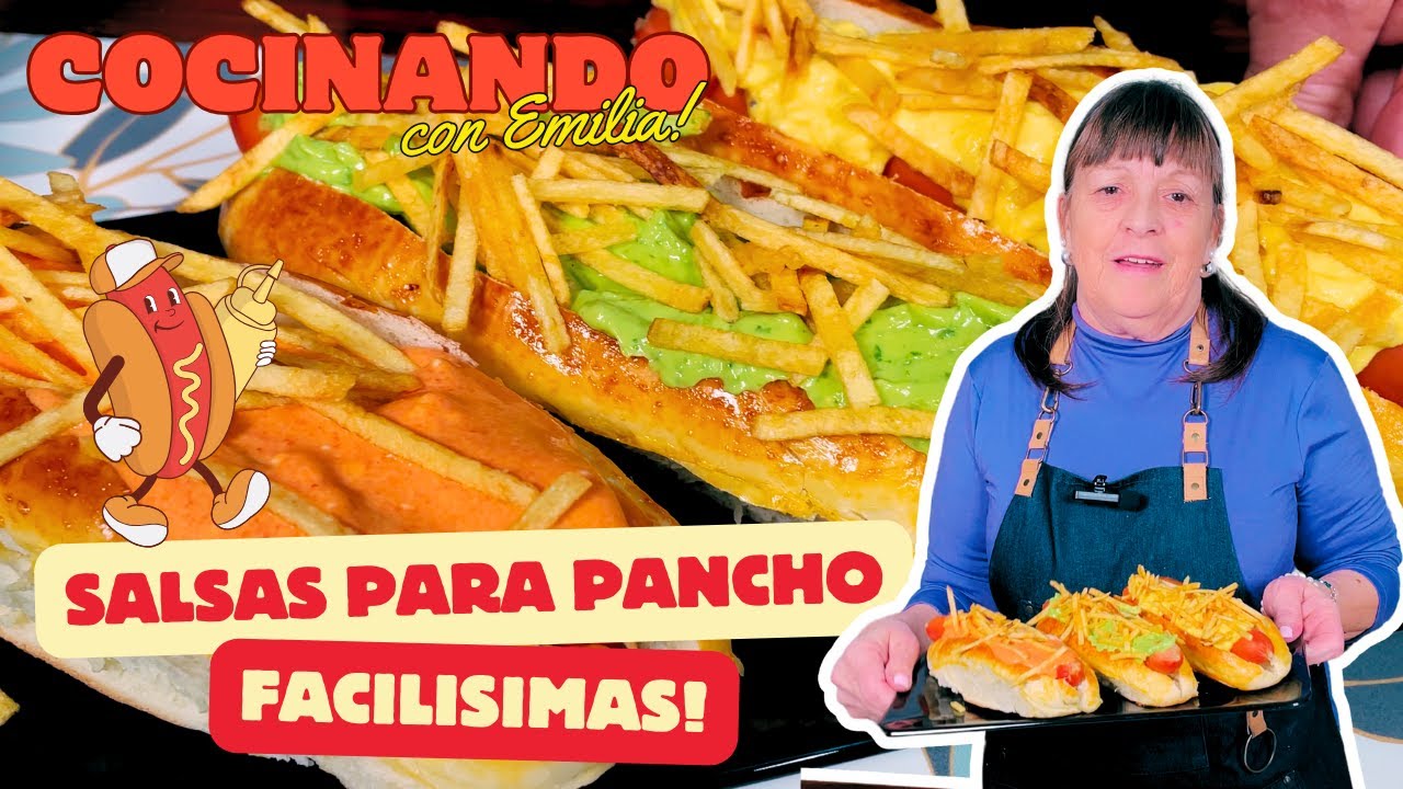 Te enseño 3 salsas para panchos que podes hacer en minutos! - YouTube
