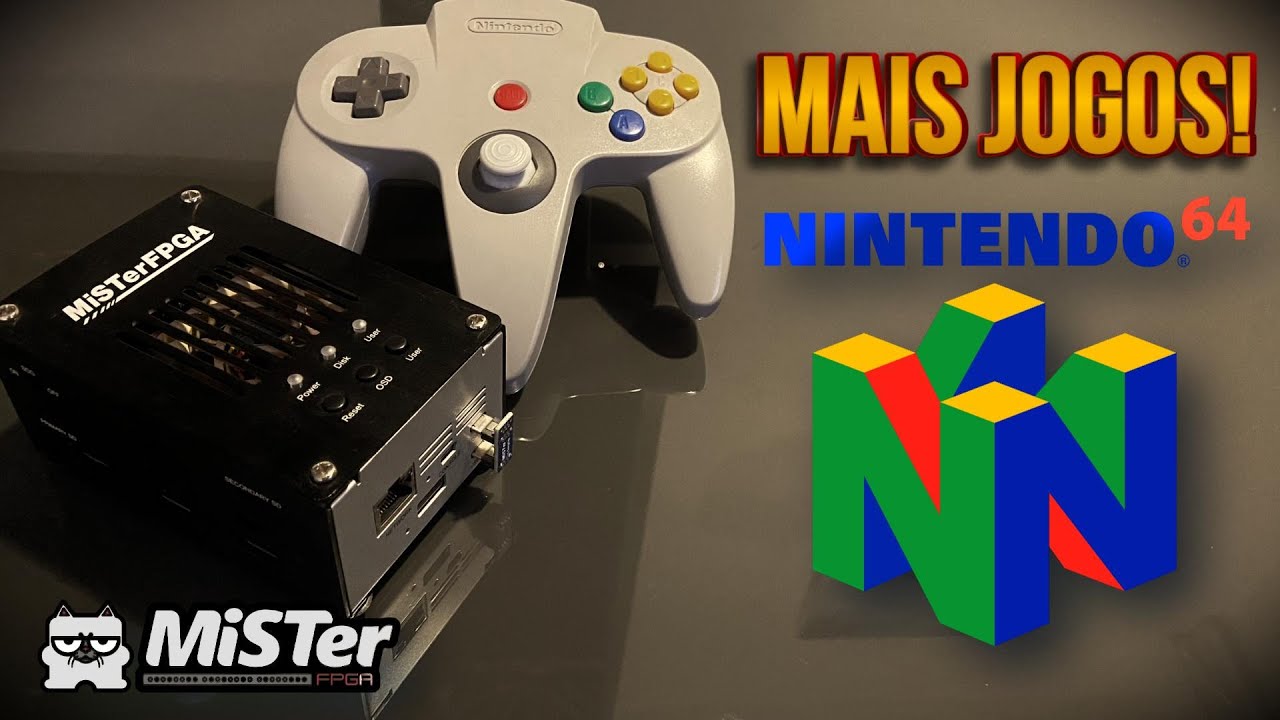 Mais jogos rodando no core de Nintendo 64 no Mister Fpga - YouTube
