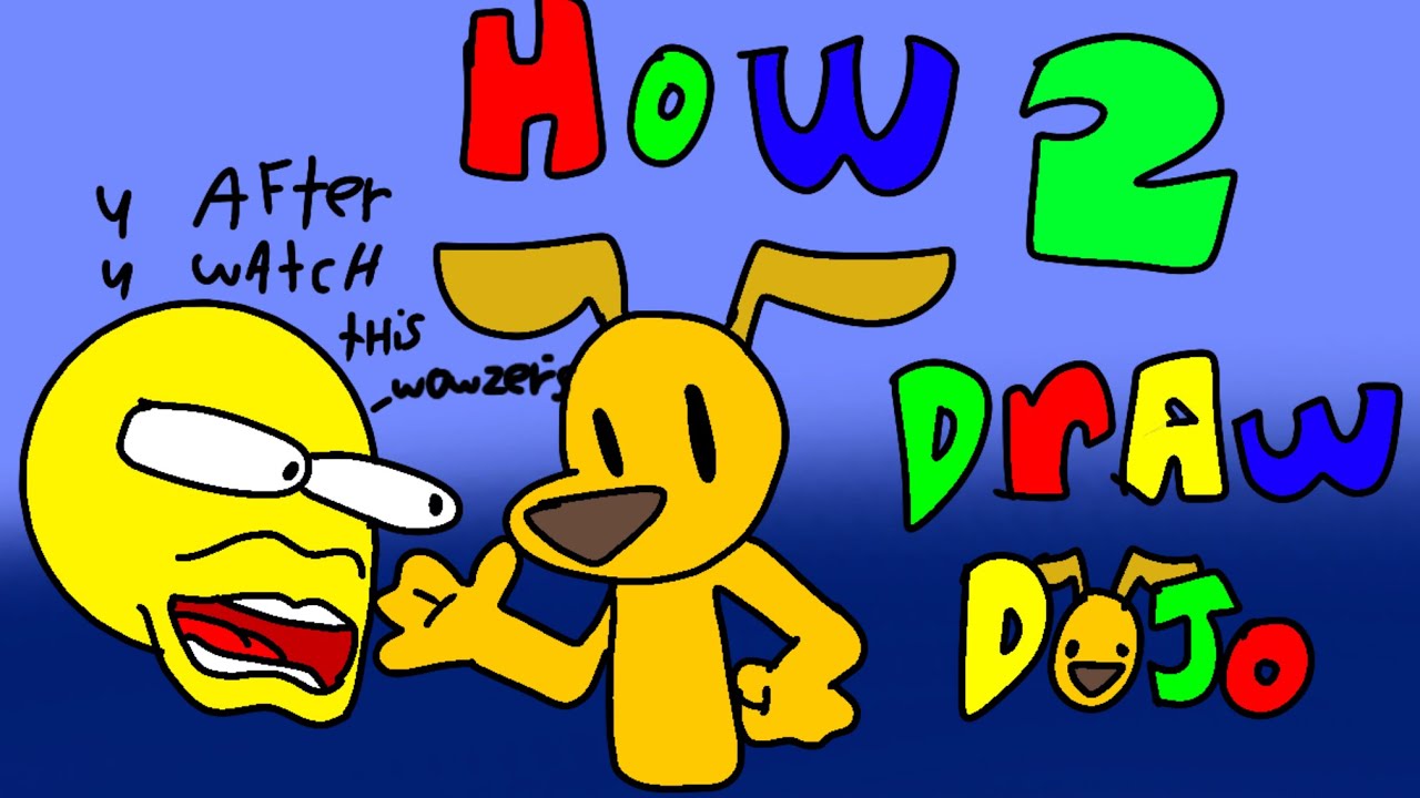How 2 draw dojo - YouTube
