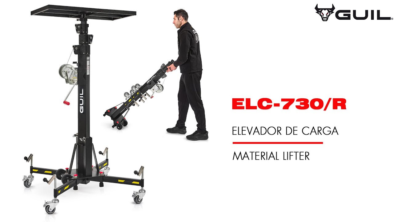 Elevador de carga - GUIL - Material lifter Ref. ELC 730/R - YouTube