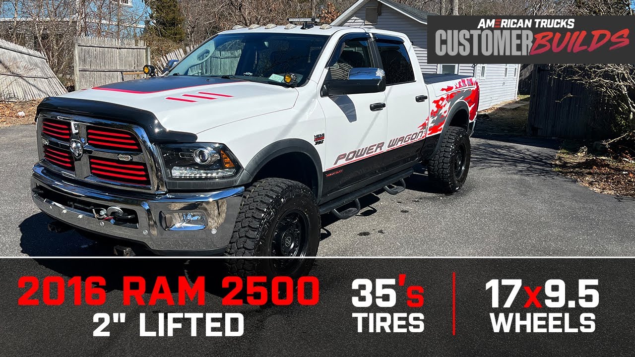 2016 RAM 2500 Power Wagon with Black Rhino Wheels & -18mm Offset ...