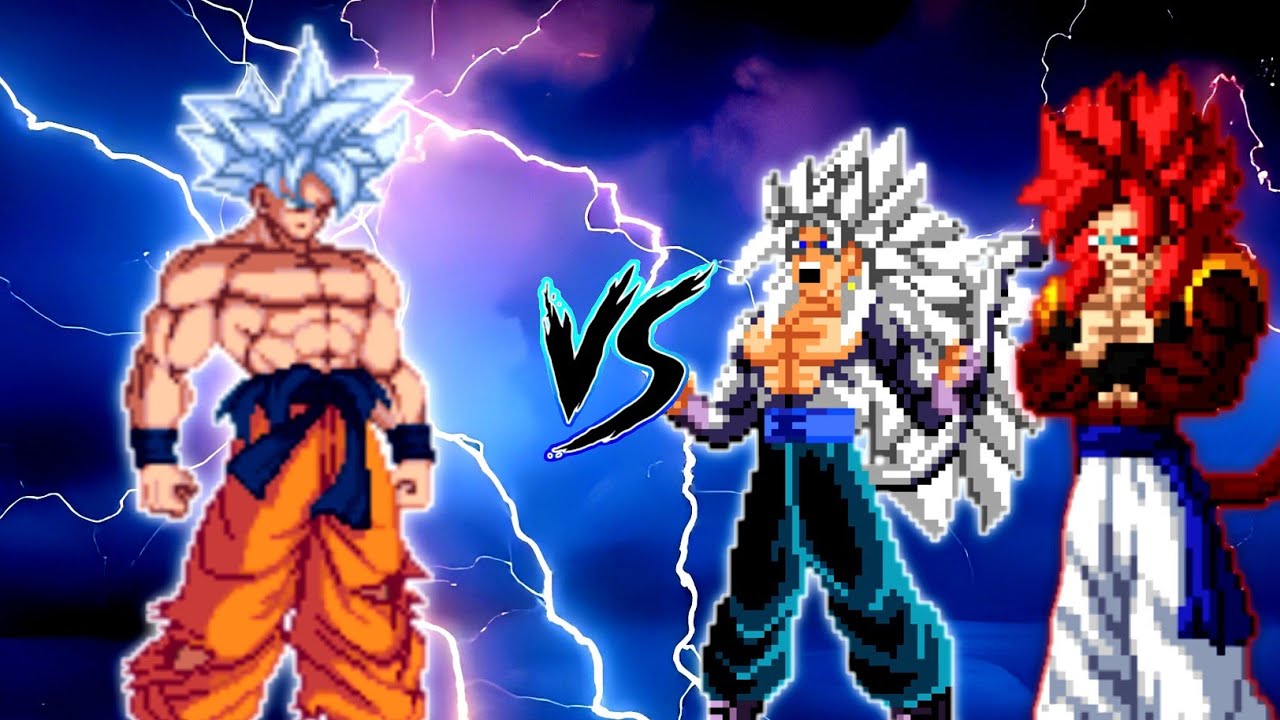 Son Goku MUI V3.4 OP VS Super Vegito SSJ5 OP 12P & Super Gogeta SSJ4 ...