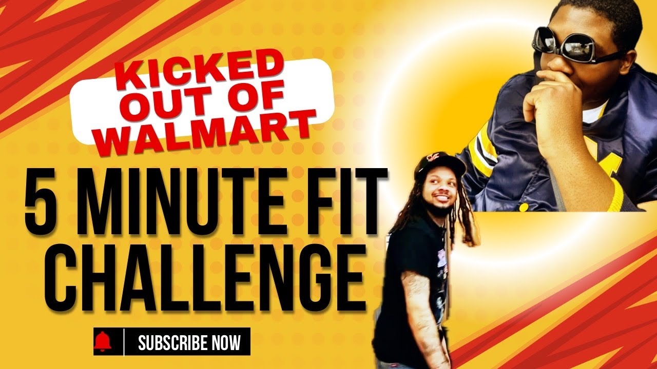 5-Minute Walmart Fit Challenge Gone Wrong: Kicked Out by Security 😳 ...