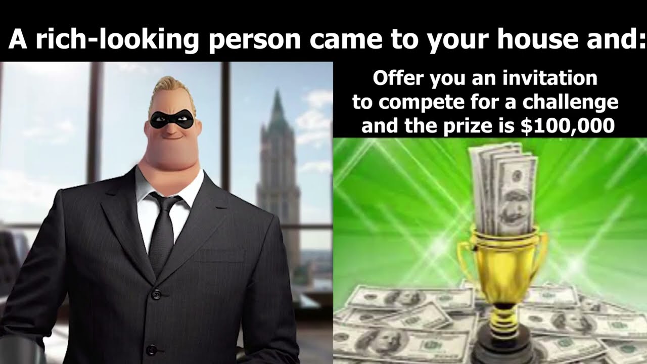 Mr Incredible Becoming Rich Meme (A rich person came to your house ...