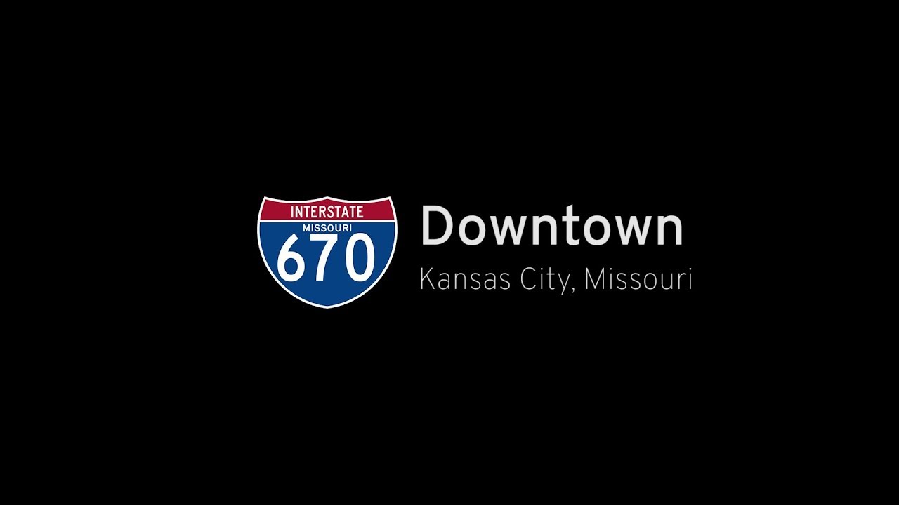 Interstate 670 West in Downtown Kansas City - Missouri | Drive America ...