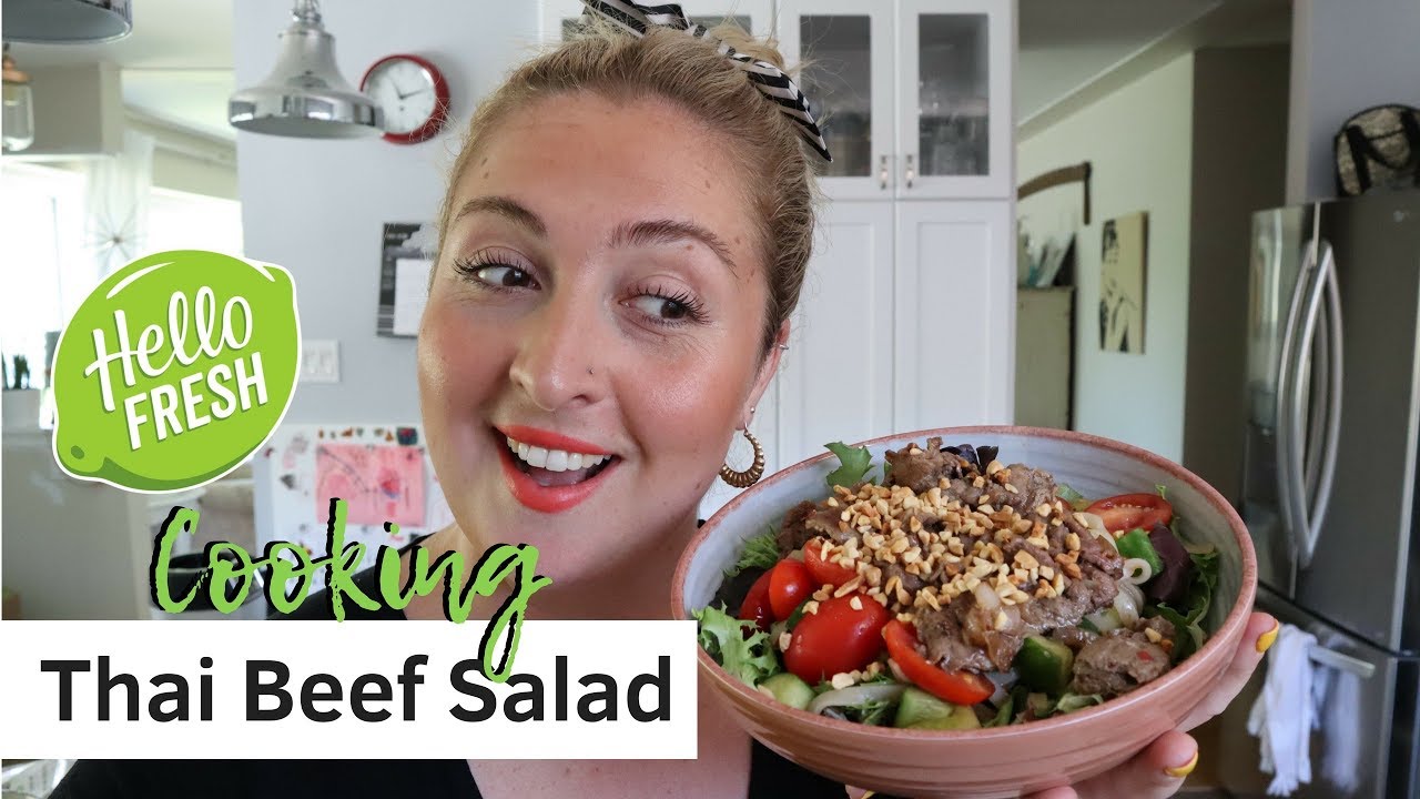 How to cook Thai Beef Salad | Hello Fresh Canada Review + $40 COUPON ...