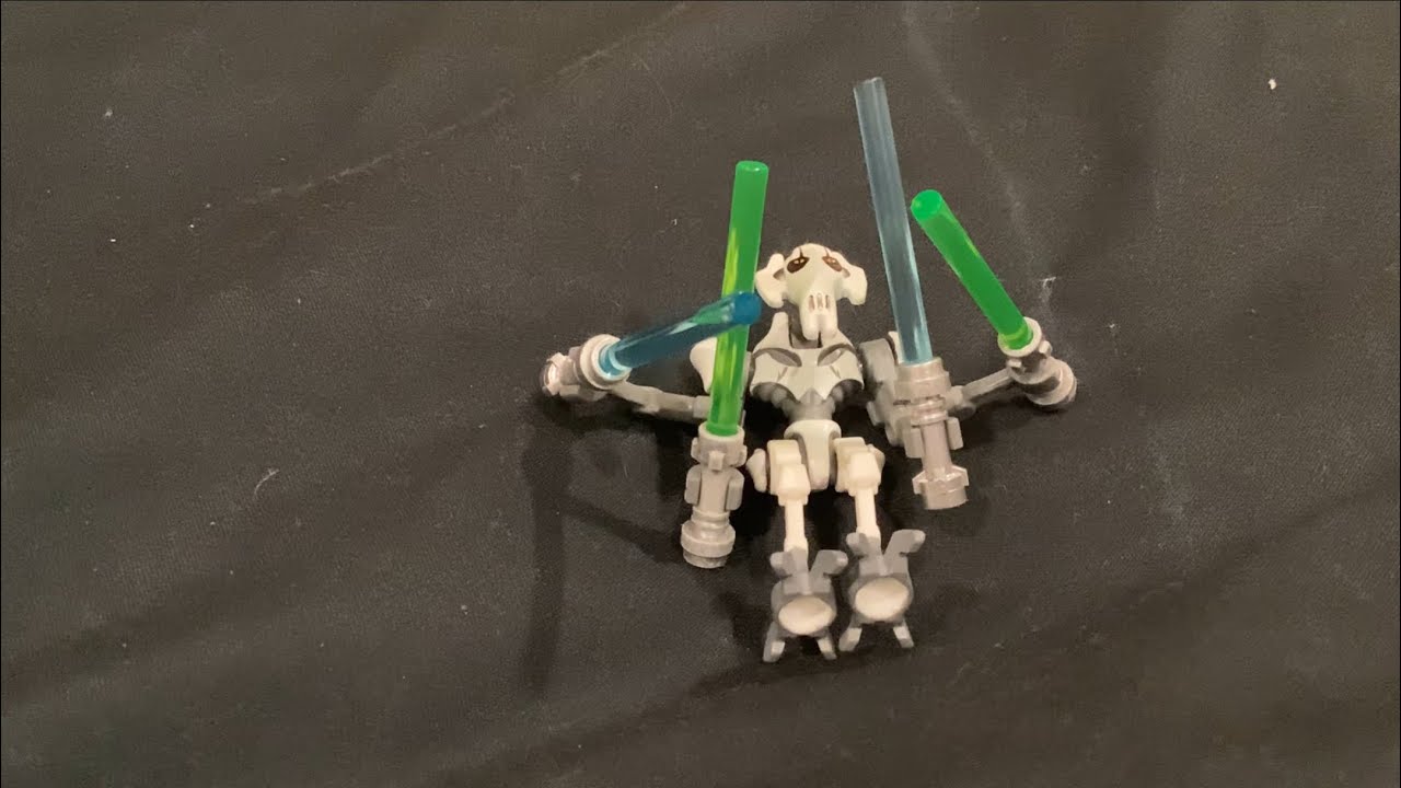 How to upgrade your general grievous, mini figure - YouTube