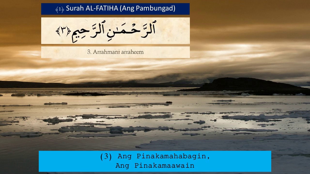 Arabic-Tagalog Quran.HD_Surah.001 (Al-Fatiha) - YouTube