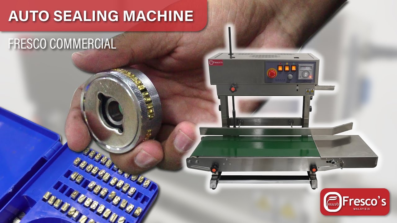 Continuous Sealing Machine (Editing Text Sealant) - YouTube