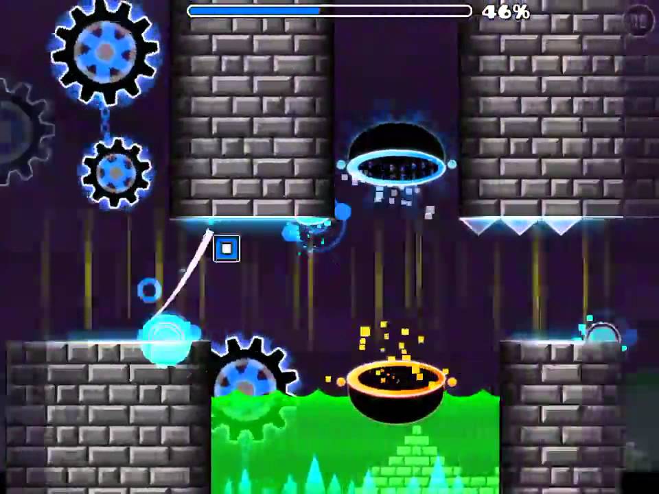 Geometry dash I was so nervous! - YouTube