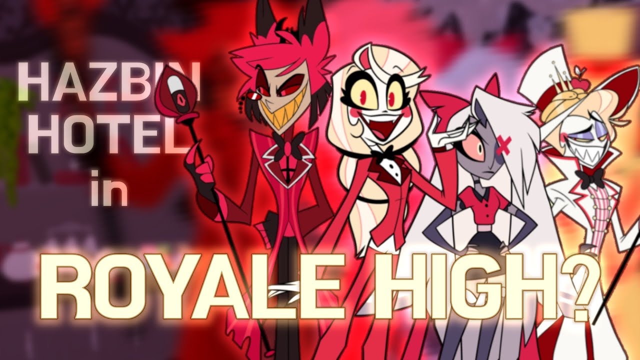 I made HAZBIN HOTEL characters in ROBLOX Royale High!?!🔺🗝️🔺[[# ...