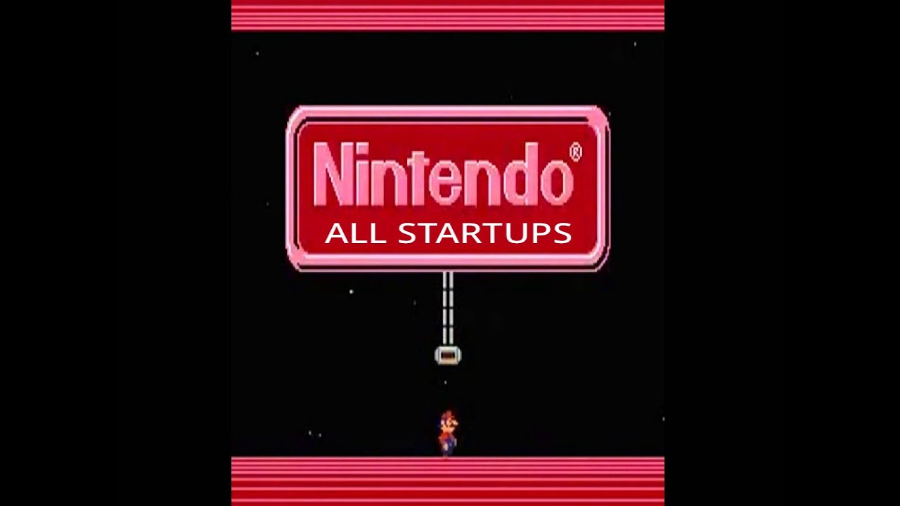 All Nintendo Console Startups Youtube