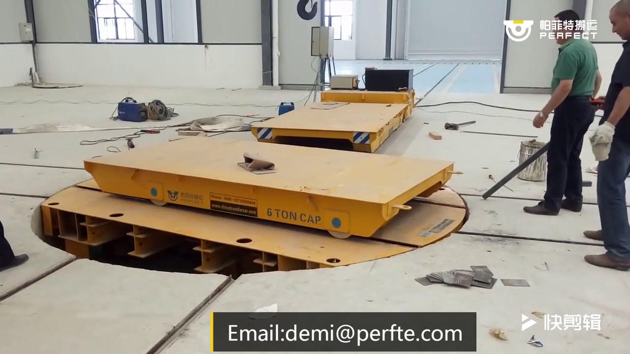 5 ton material handling equipment in warehouse motorized turntable ...