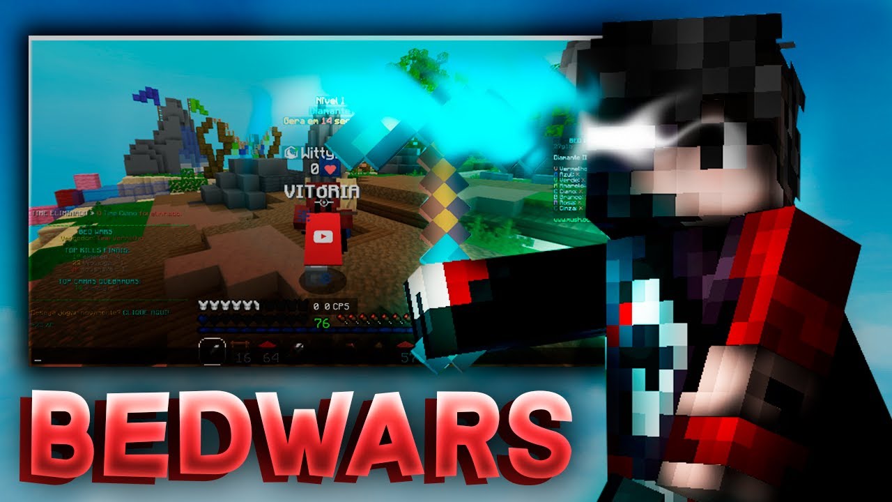 Jogando BEDWARS usando SOMENTE uma PICARETA!!! (MushMC) - YouTube