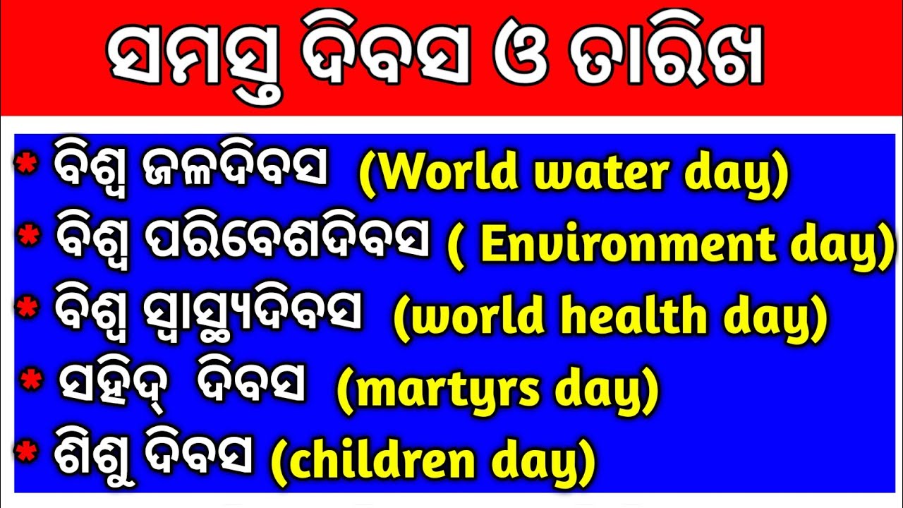 Important Days And Dates All Important Days Important Current important-days-and-dates-all-important-days-important-current