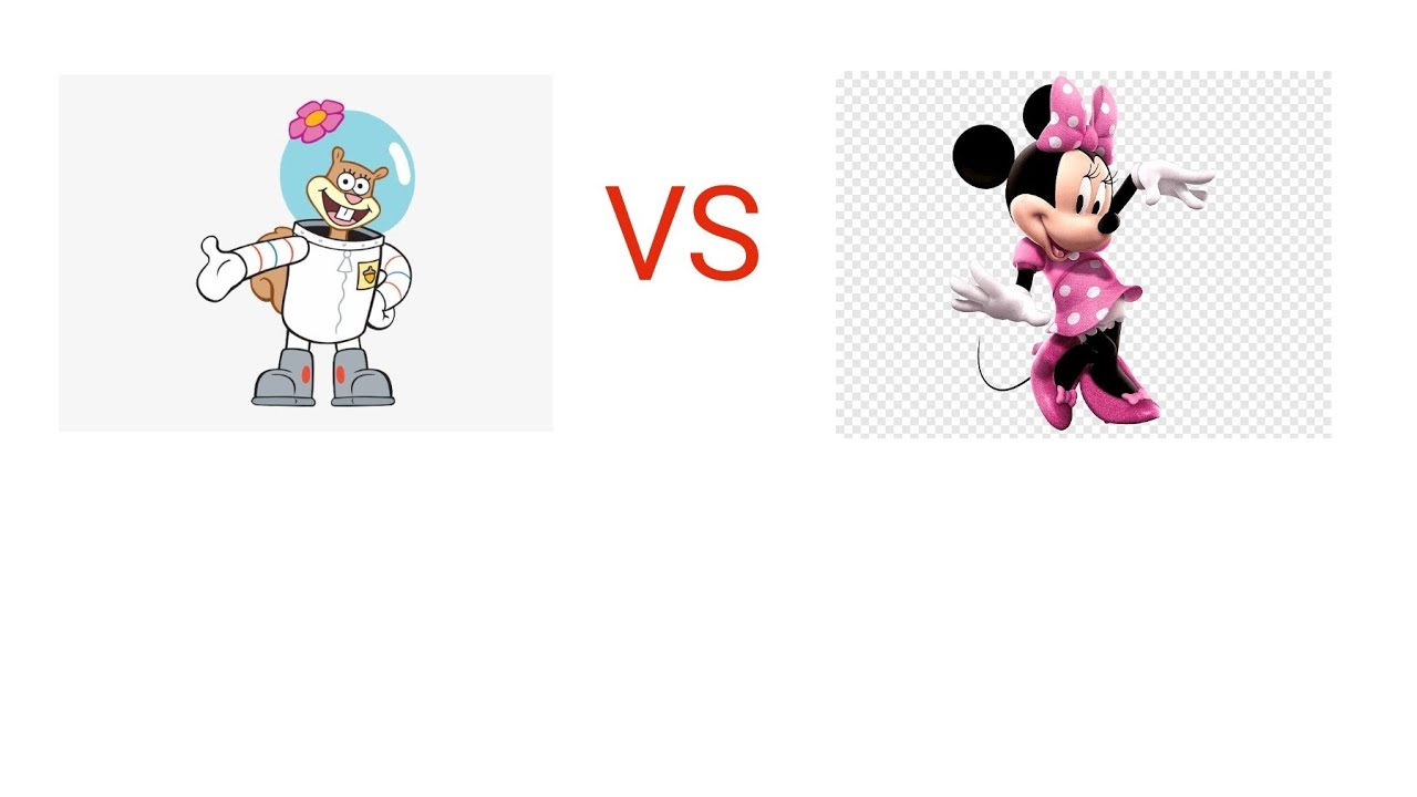 mugen sandy cheeks vs minnie mouse - YouTube