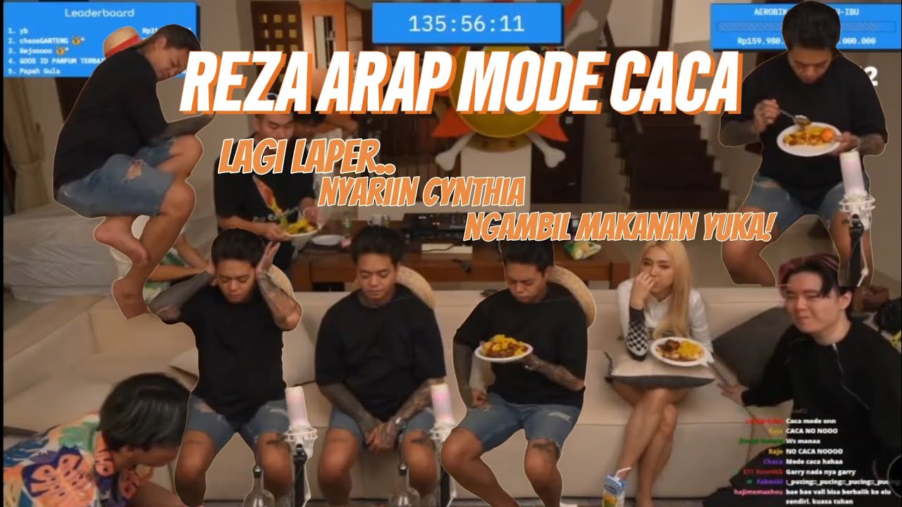 REZA ARAP MODE CACA!! | LIVE STREAMING MARATHON SEASON 2 #marapthon2 ...