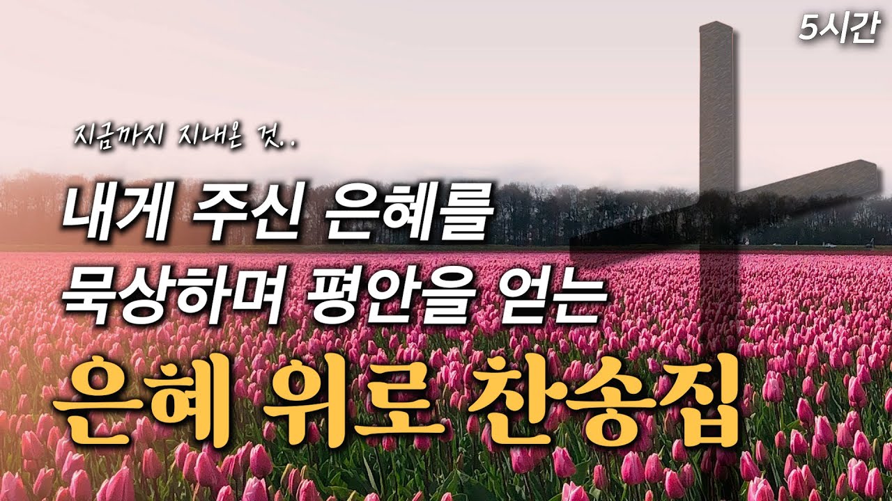 3시간 지금까지 내게 주신 은혜를 묵상하며 평안을 얻는 은혜 위로 찬송집 Hymns🙏🏻 중간광고 없음 찬송가 연속