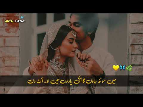 Urdu poetry Status💛🌙🦋__Sad Status__Antal Hayat