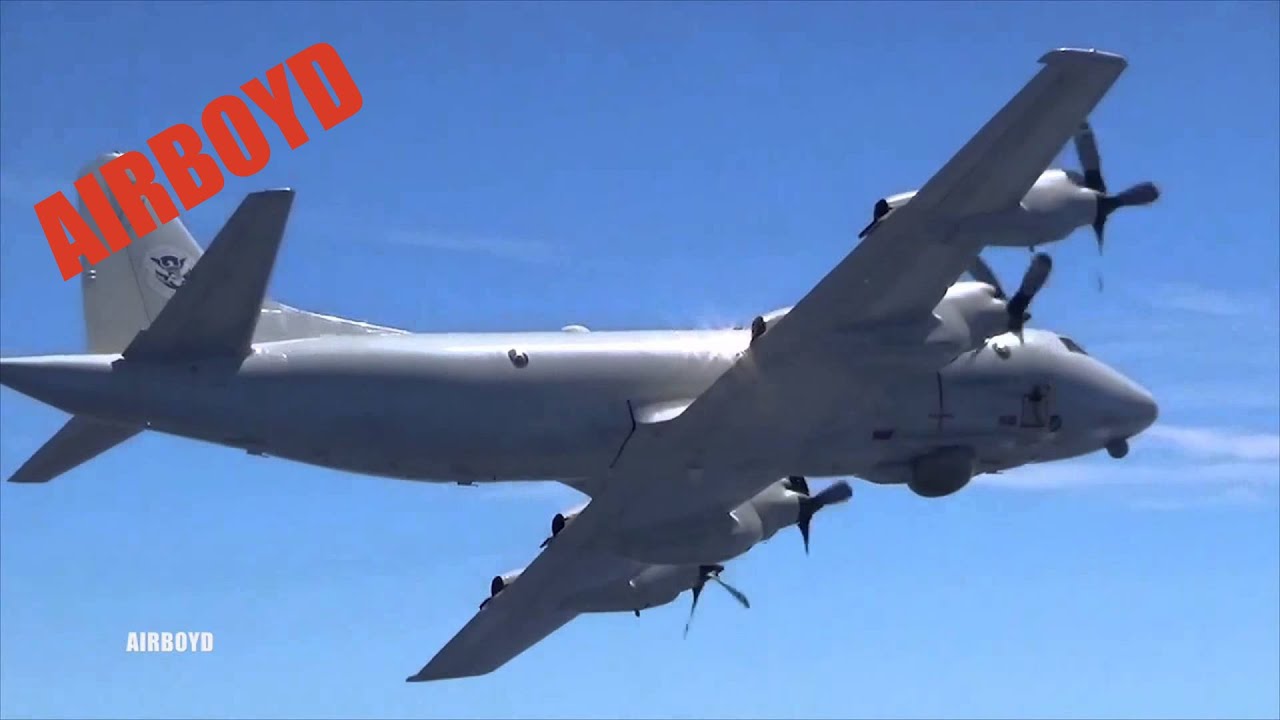 CBP Lockheed P-3 In Flight - YouTube