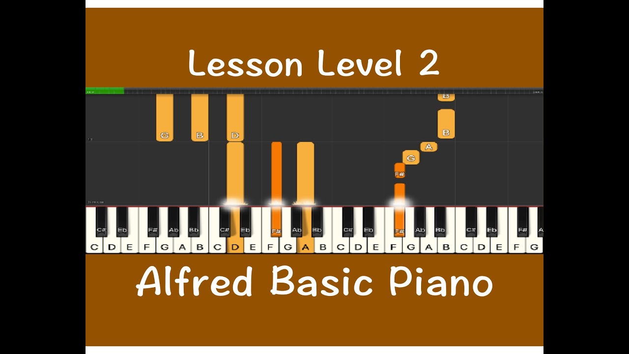Alfred Basic Piano Lesson 2, P,25 Fun Learning Piano Beginner, Online ...