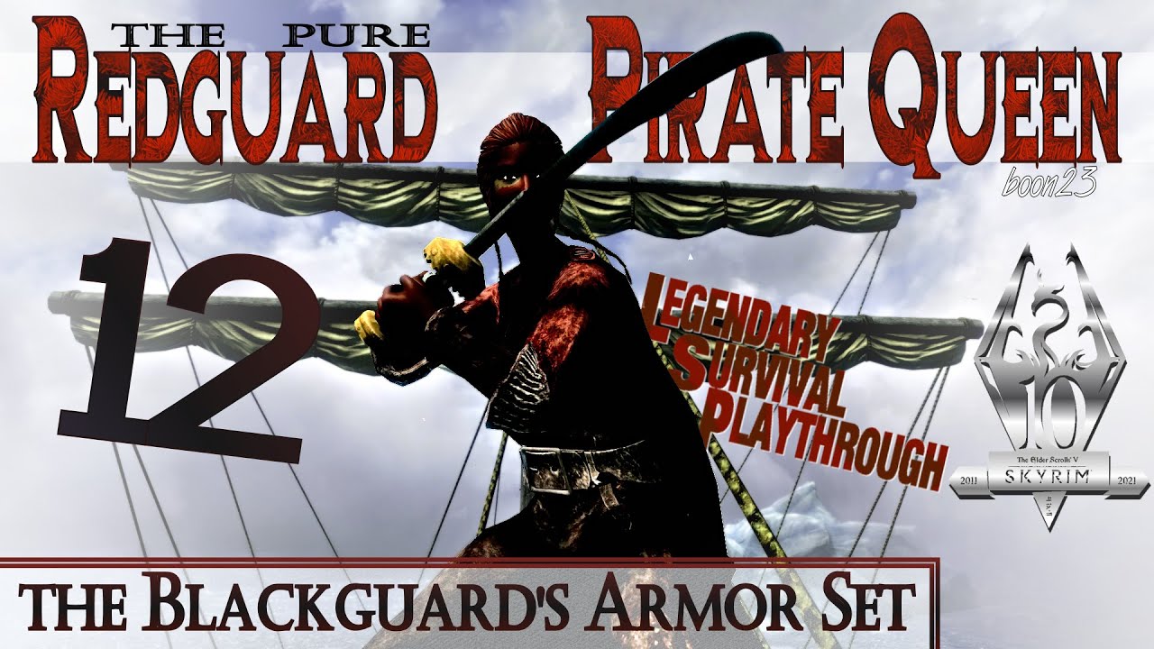 Pure Redguard Pirate Queen Build (12) - THE BLACKGUARD'S ARMOR SET ...