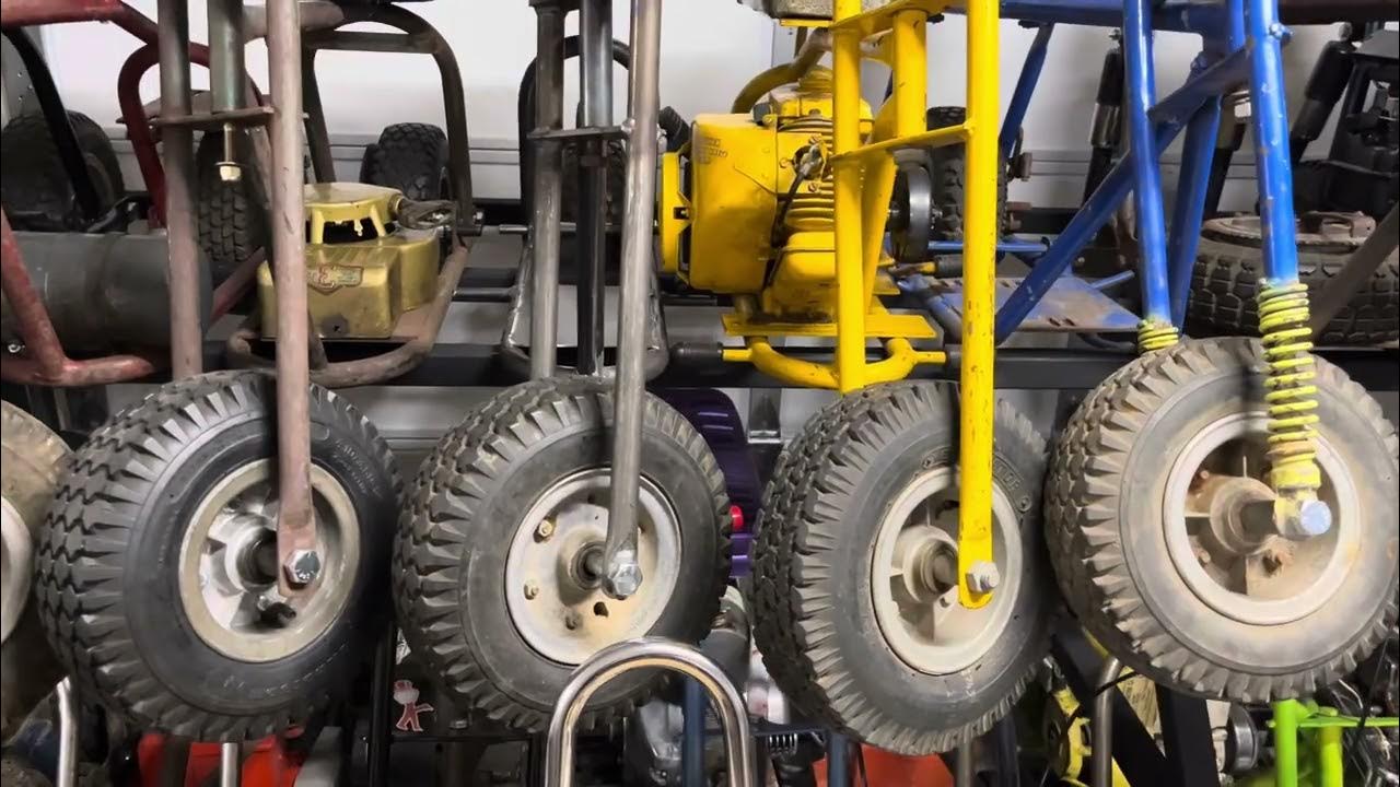 Taco Mini Bike early Eliminator tires @Coolbadness - YouTube