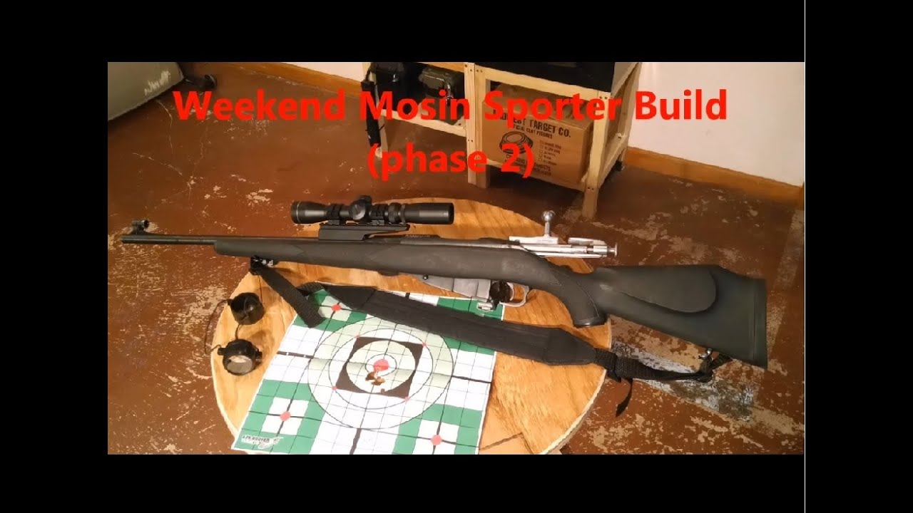 Weekend Mosin Sporter Build (Phase 2 of 4) Adding Rail & Scope.* - YouTube