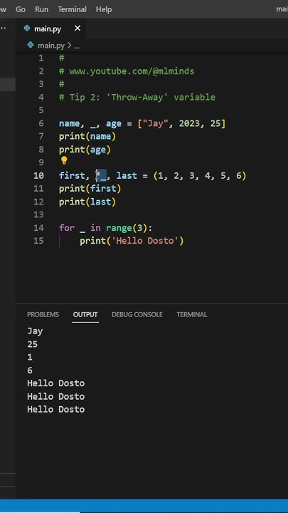 3 Useful Python ๐ Underscore Tips๐ Python Ai Programming Coding