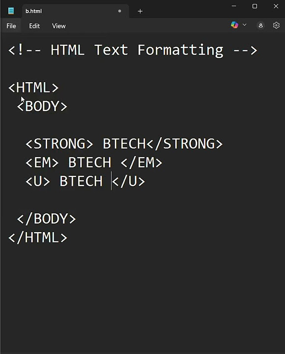 FOUNDATIONS OF COMPUTING | MODULE 4 | KTU 2024 SCHEME| HTML TEXT FORMATING TAGS PART B ...